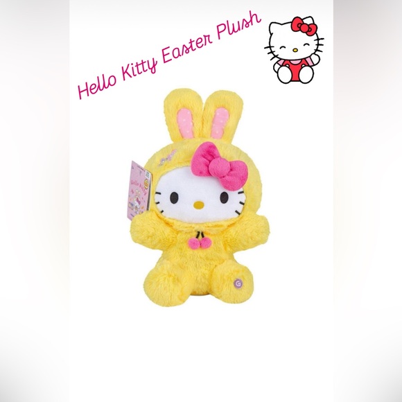 Sanrio | Toys | Hello Kitty Bunny Side Stepper Greeter Plush Nwt | Poshmark